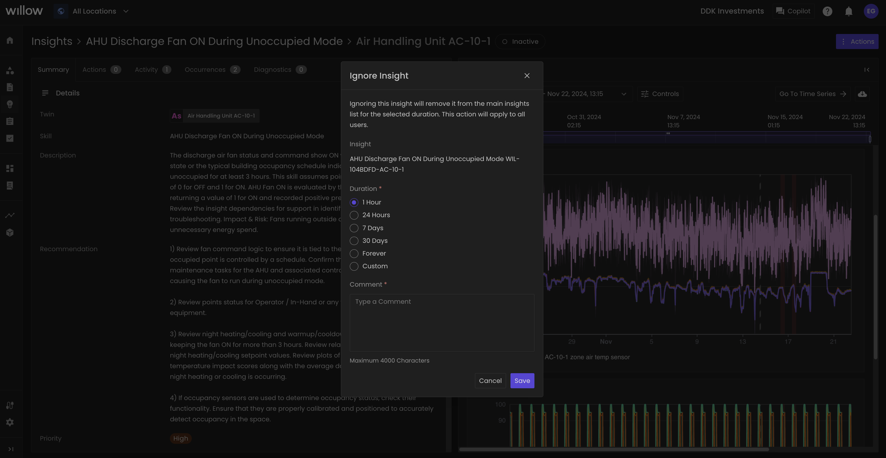 Insights Active/Inactive Status Flow – Willow Support