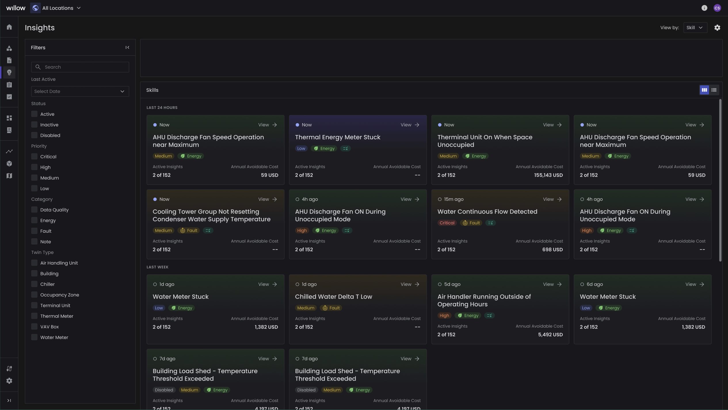 Insights Active/Inactive Status Flow – Willow Support